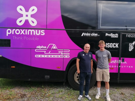 Damon Bellon rijdt vanaf september voor Proximus Alpha Motorhomes CT ...