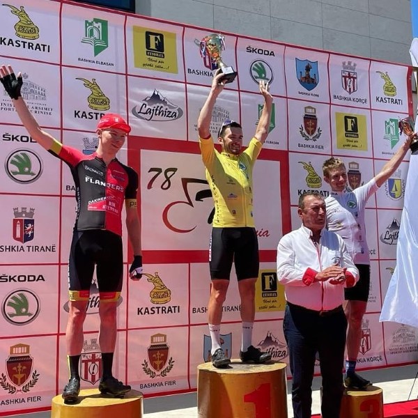 Glen Van Nuffelen eindigt 2e in de ronde van Albanië, Asfra racing team ...