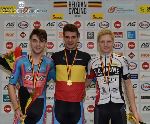 Tuur Dens voor het derde jaar op rij Belgisch kampioen 1000 meter (foto ...